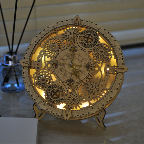Timecraft - 3D Wooden Mechanical Clock Puzzle – bornwithspark